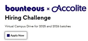 Bounteous x Accolite Virtual Campus Drive 2026 hiring Software ...