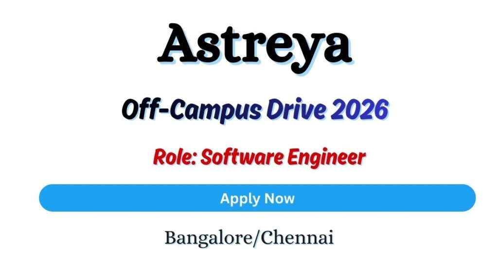 Astreya Off-Campus Job 2026 hiring Software Engineer | Bachelor's ...