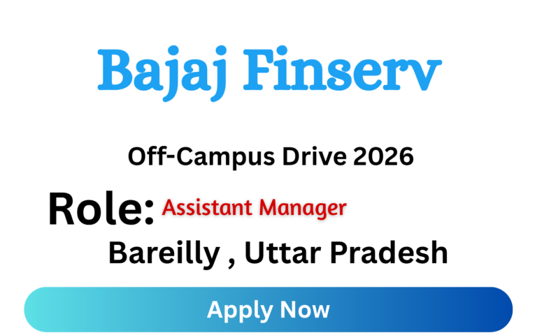 Bajaj Finserv Off-campus Drive 2026