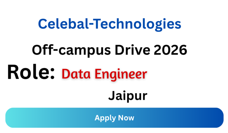 Celebal-Technologies Off-campus Drive 2026